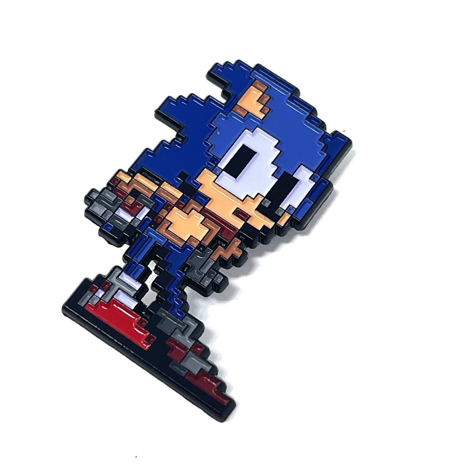 Sonic the Hedgehog for Genesis, 16-bit Sonic Waiting, 1.5 Enamel Pin ...