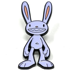 Sam & Max Save the World, Max 1.35" Sam 1.75” Enamel Pin and Magnet ...