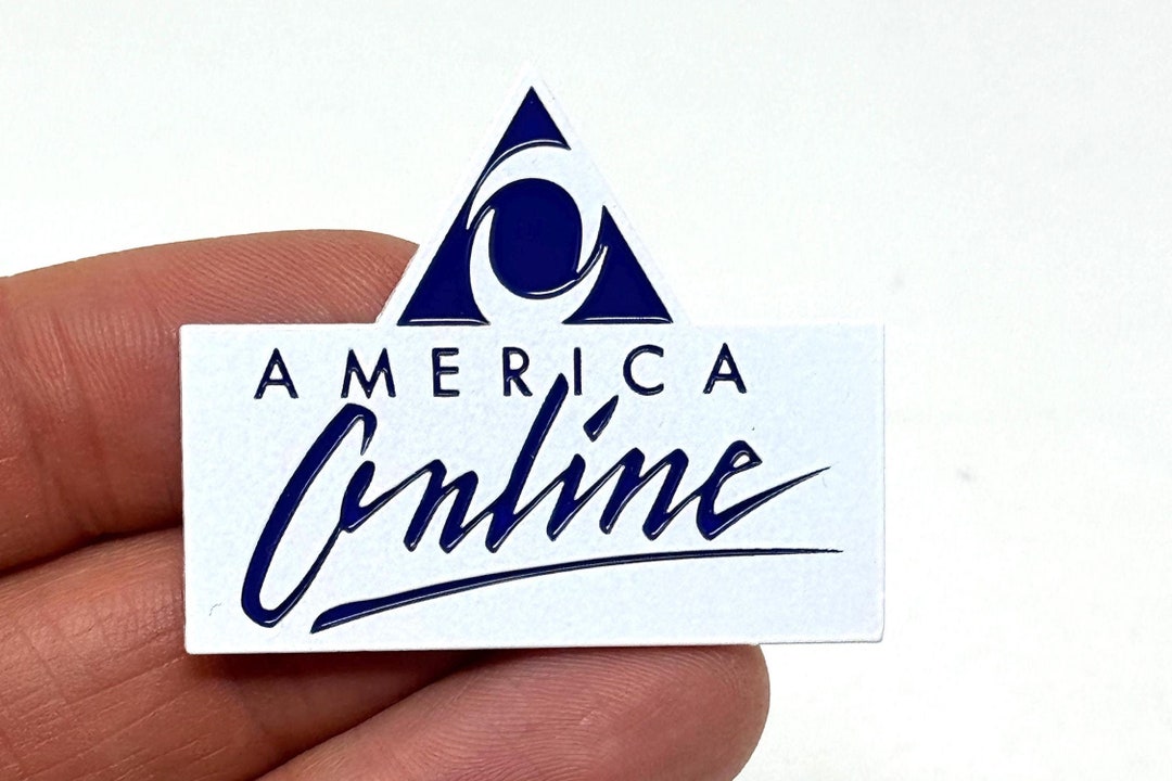 America Online (AOL) Web Portal and Online Service Provider Logo 1.75 ...