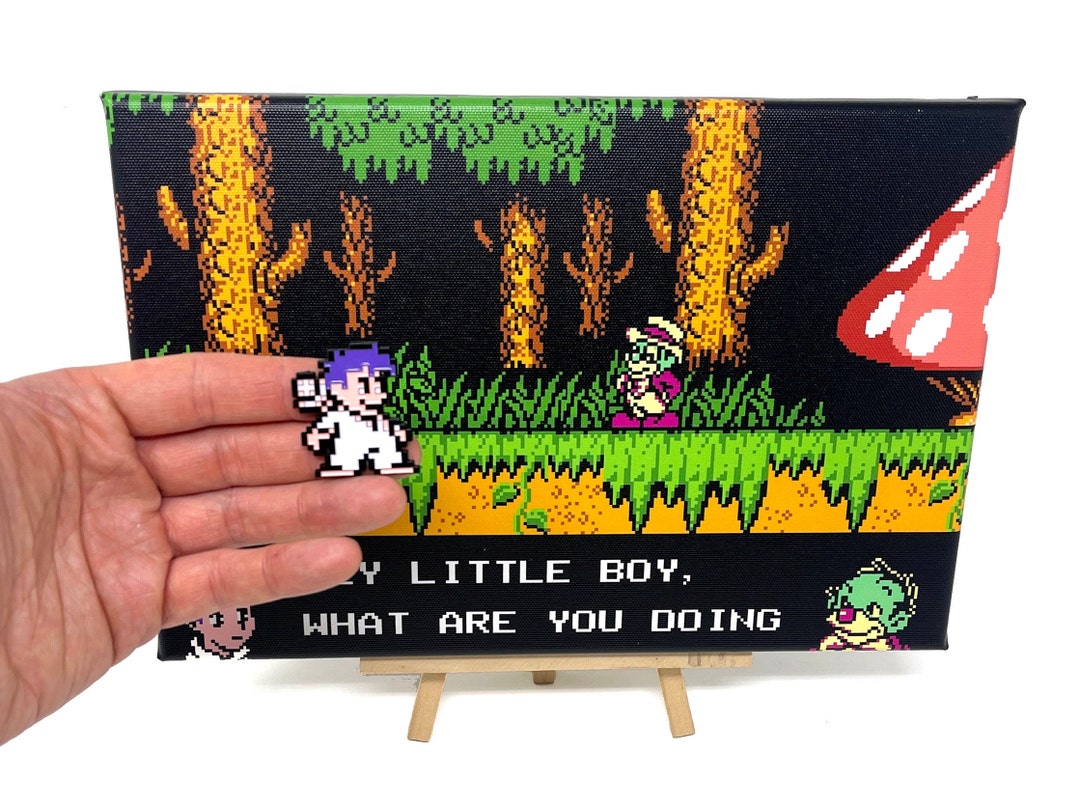Little Nemo the Dream Master for NES, Meeting Flip in the Mushroom ...
