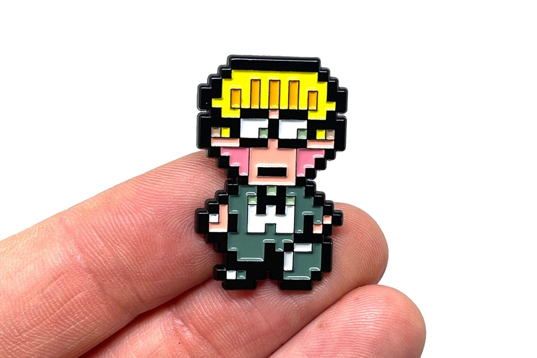Earthbound for SNES, Jeff 1.25” Enamel Pin and Magnet - Classic SNES ...