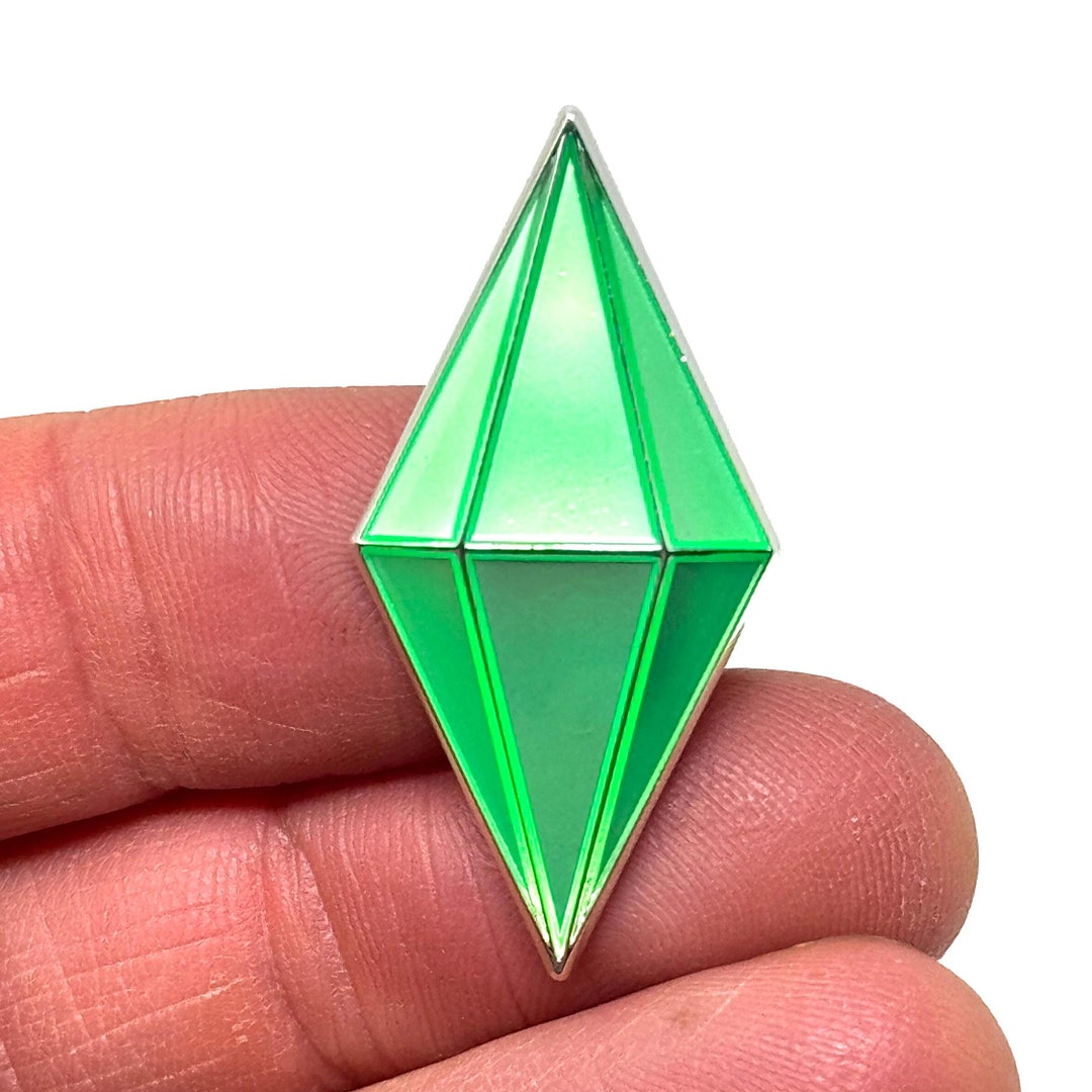 The Sims, Plumbob 1.5” Enamel Pin and Magnet, Available in Green and ...