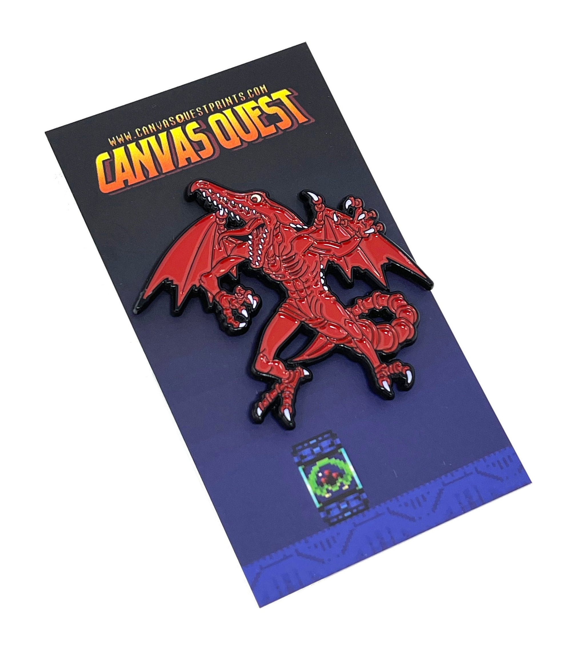 Super Metroid for SNES Ridley 2 Enamel Pin or Magnet - Etsy