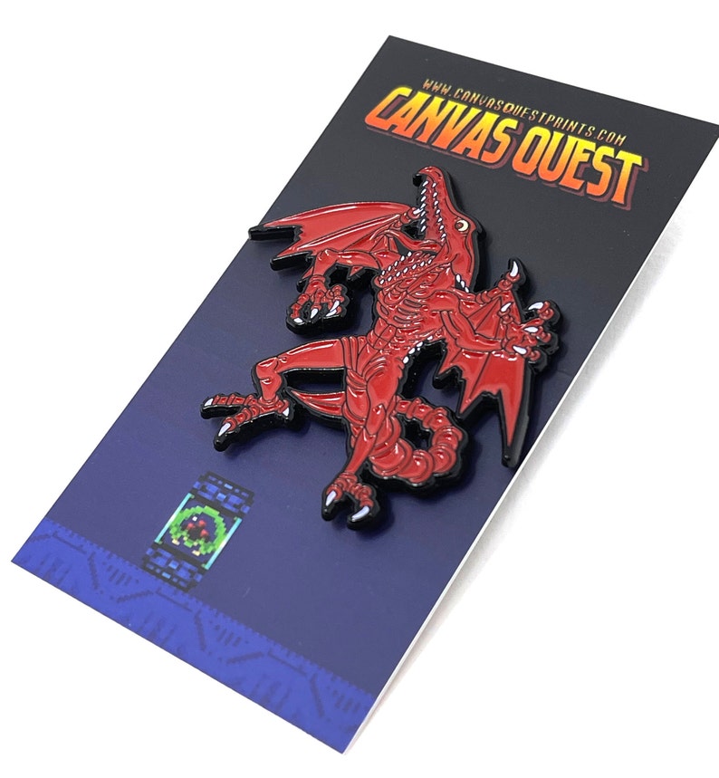 Super Metroid for SNES Ridley 2 Enamel Pin or Magnet | Etsy
