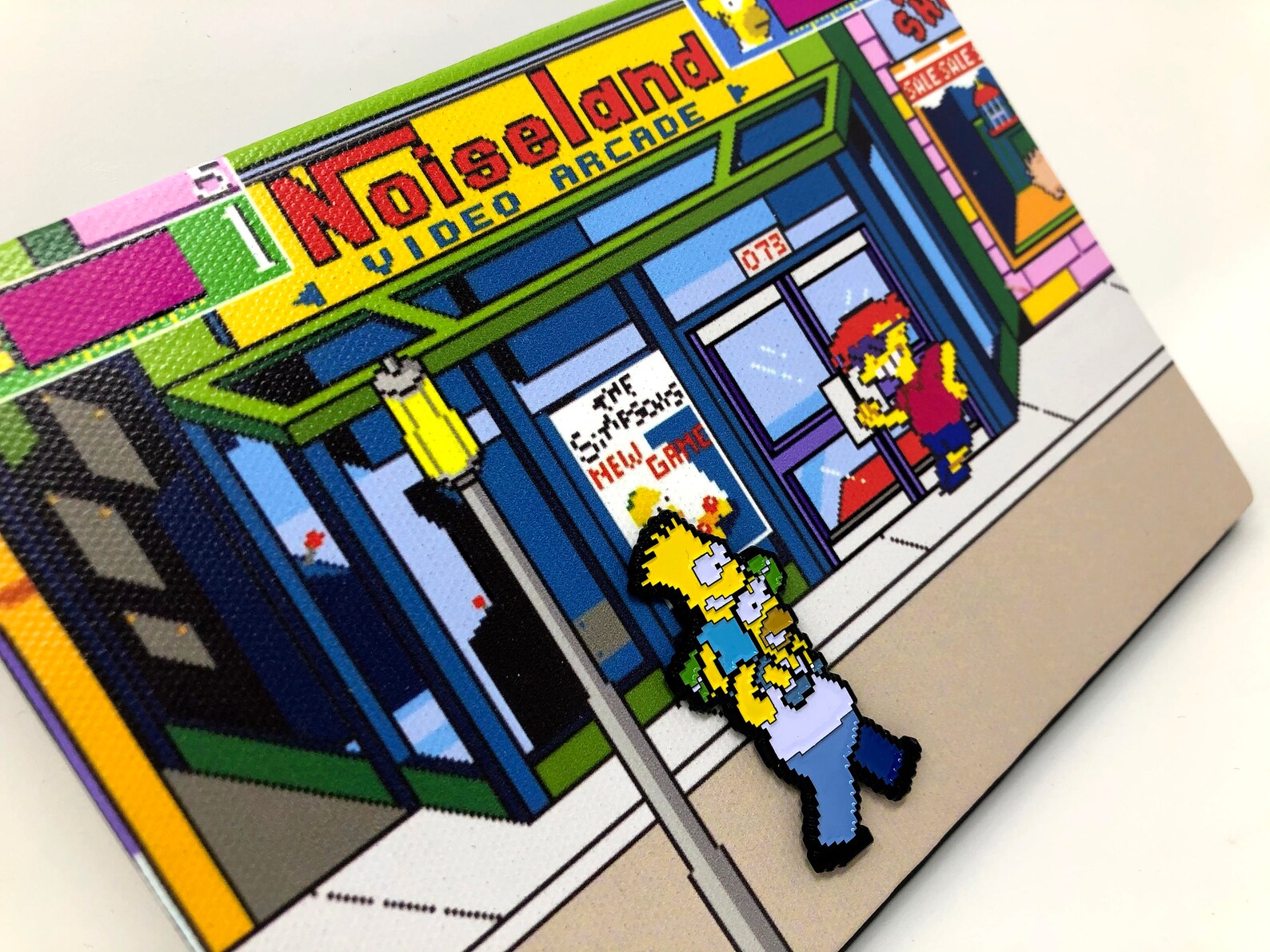 The Simpsons Arcade Game Downtown Springfield Noiseland | Etsy