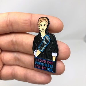 The Wizard Lucas Barton I Love the Power Glove. Its so Bad Enamel Pin ...