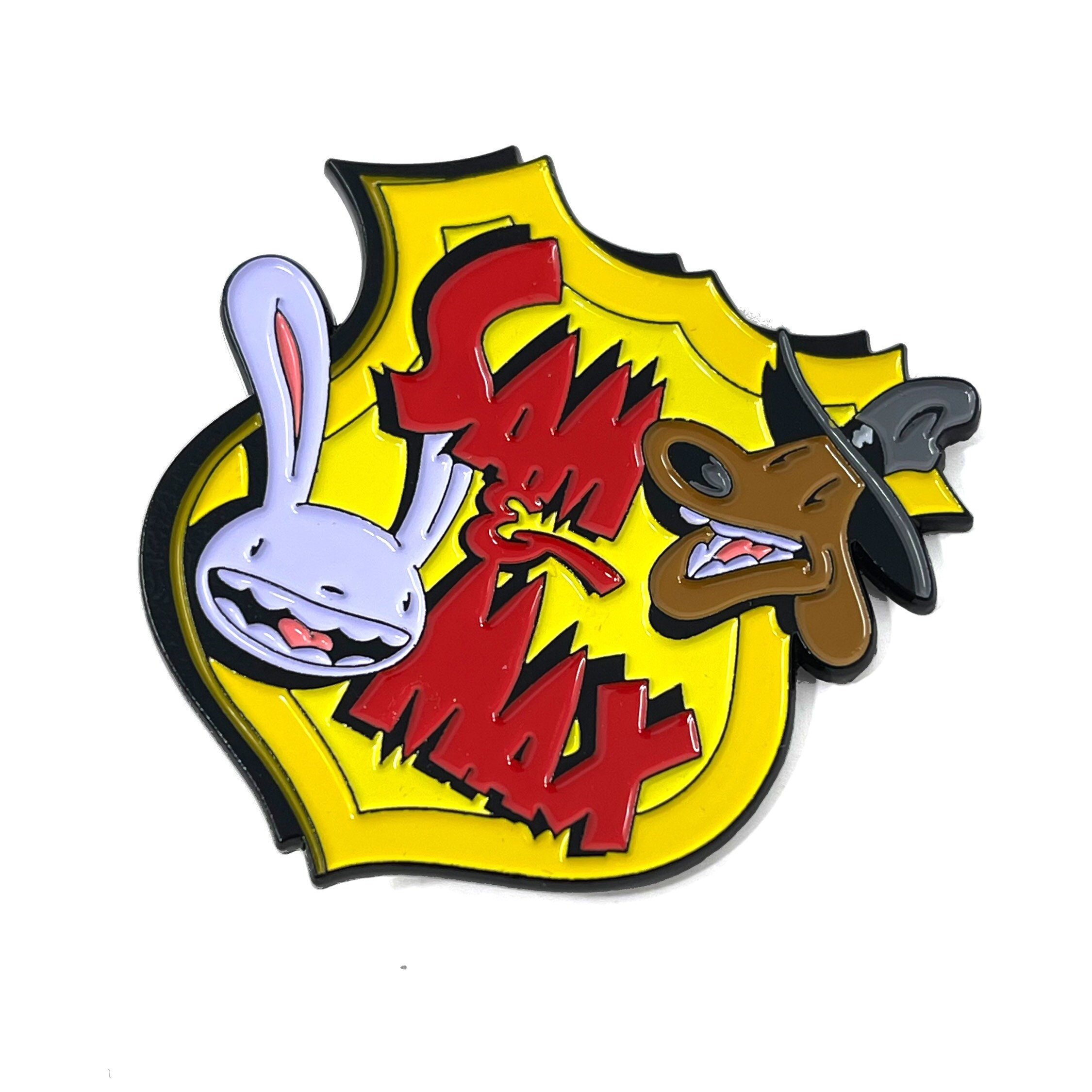Sam & Max Hit the Road Manual Emblem 1.75 Enamel Pin and - Etsy