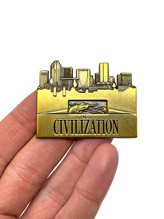 Sid Meier's Civilization Box Art Design 2 Pin or | Etsy