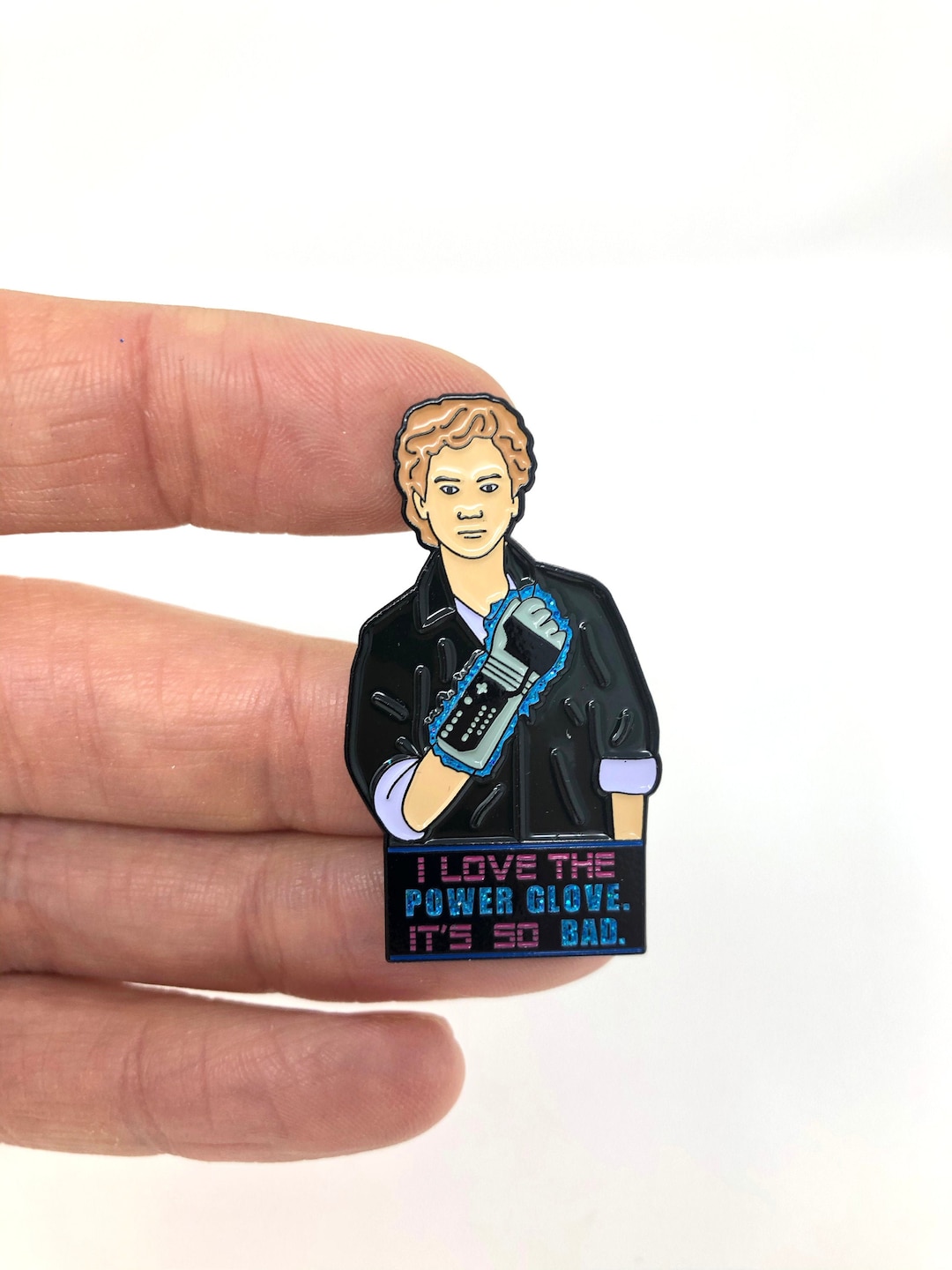 The Wizard Lucas Barton I Love the Power Glove. Its so Bad Enamel Pin ...