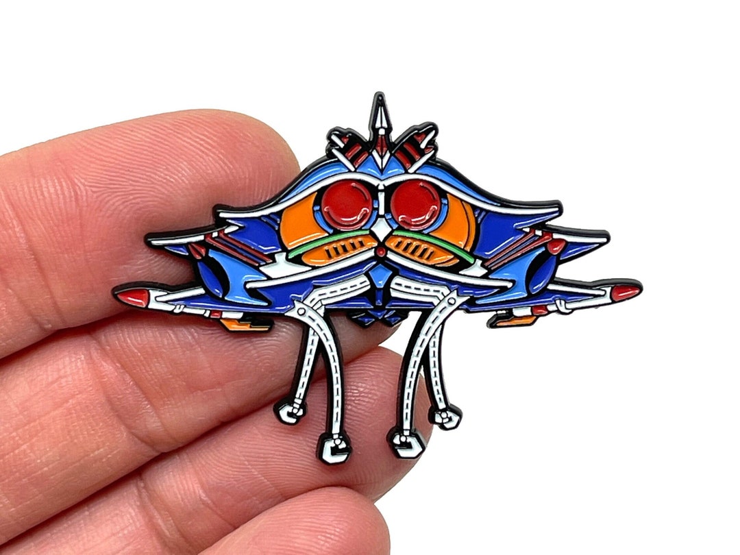 Galaga, Classic Arcade Game Cabinet Art, 2 Enamel Pin and Magnet ...