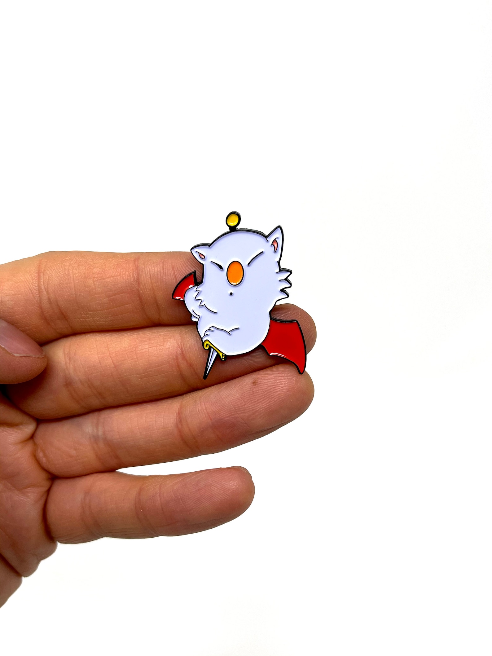 Final Fantasy III for SNES Mog the Moogle Enamel Pin or Magnet Classic ...
