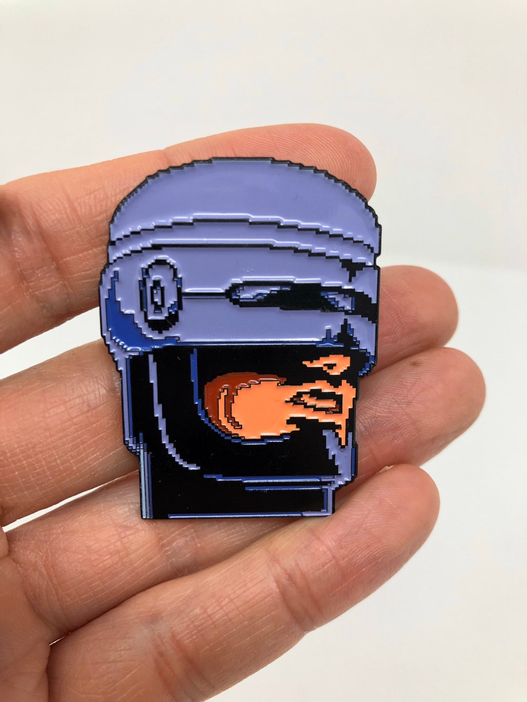Robocop NES 8-bit Enamel Pin or Magnet Classic Video Game Cut Scene ...