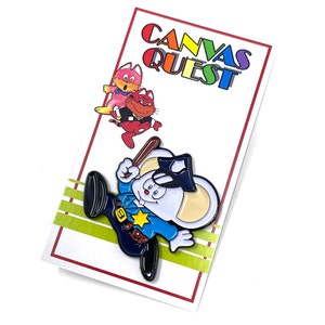Mappy, Classic Arcade Game, Mappy the Police Mouse 1.5” Enamel Pin and ...