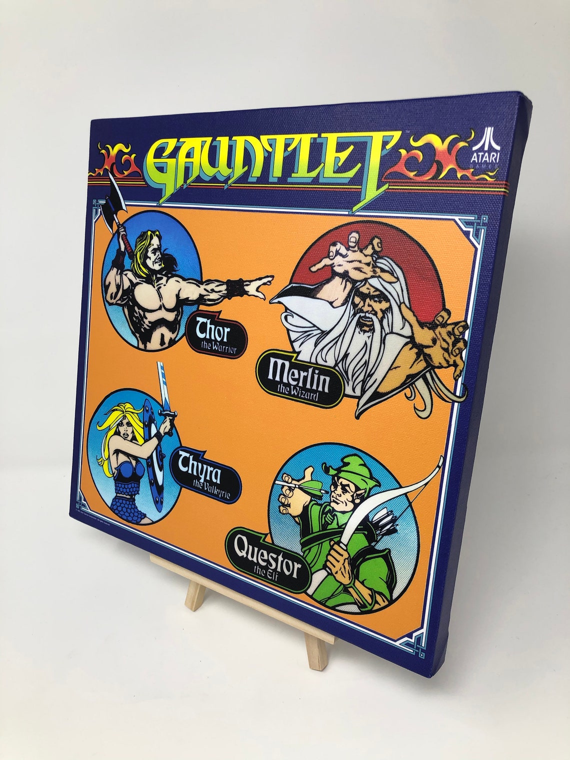 Gauntlet Arcade Game Character Selection Art Print on | Etsy