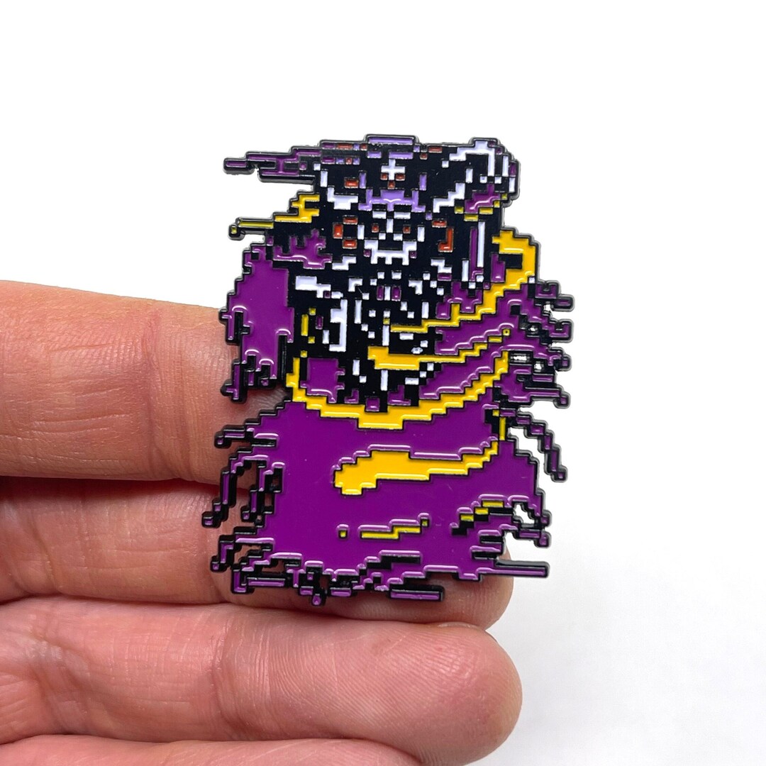 Final Fantasy for NES, Lich, the Fiend of Earth, Boss 2” Enamel Pin and ...
