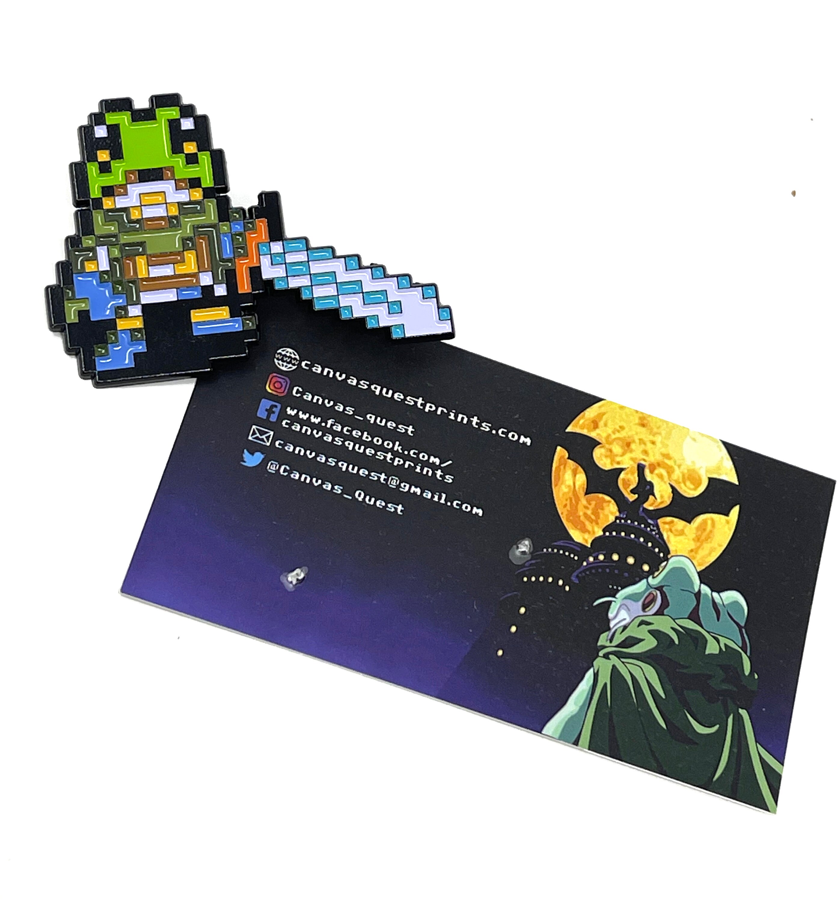 Chrono Trigger for SNES Frog 1.75 enamel pin or magnet | Etsy