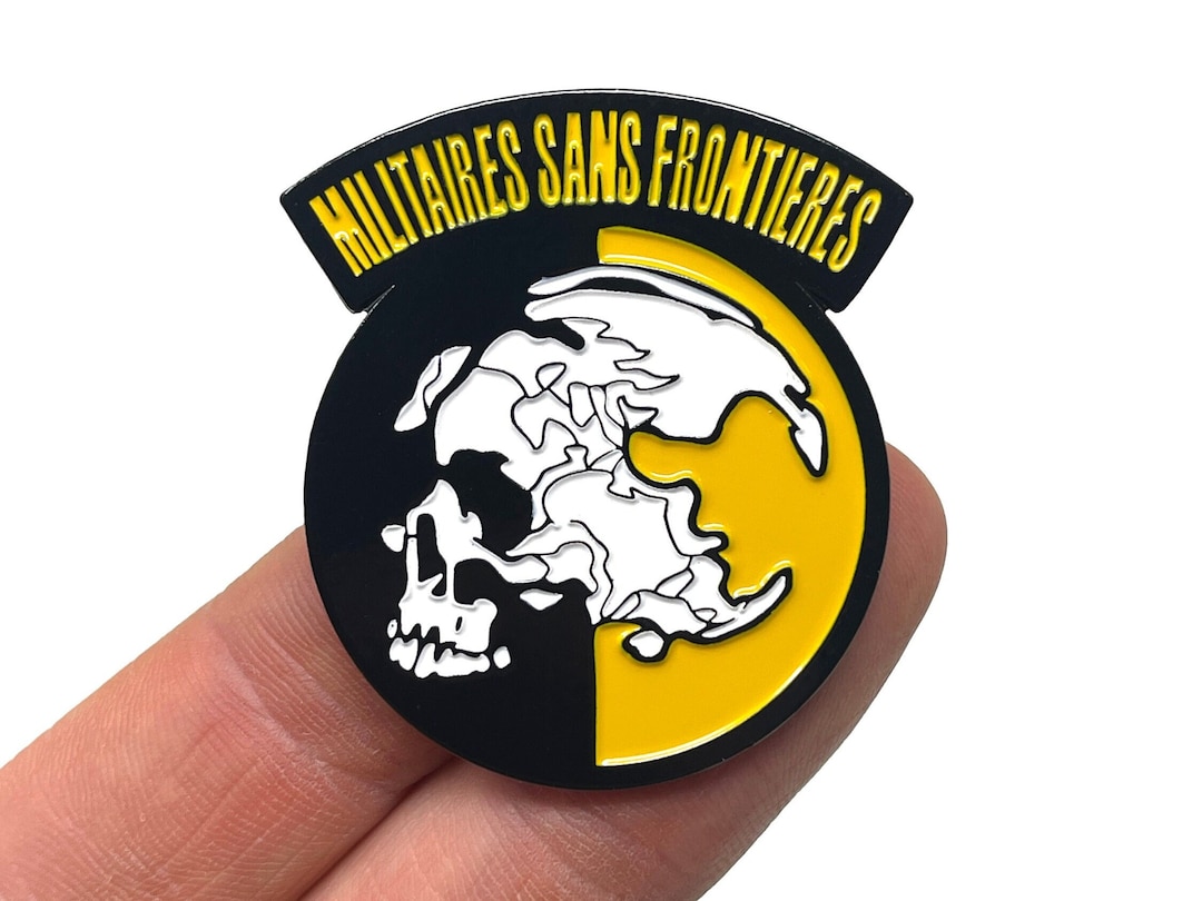 Metal Gear, Militaires Sans Frontieres Emblem 1.65” Enamel Pin and ...