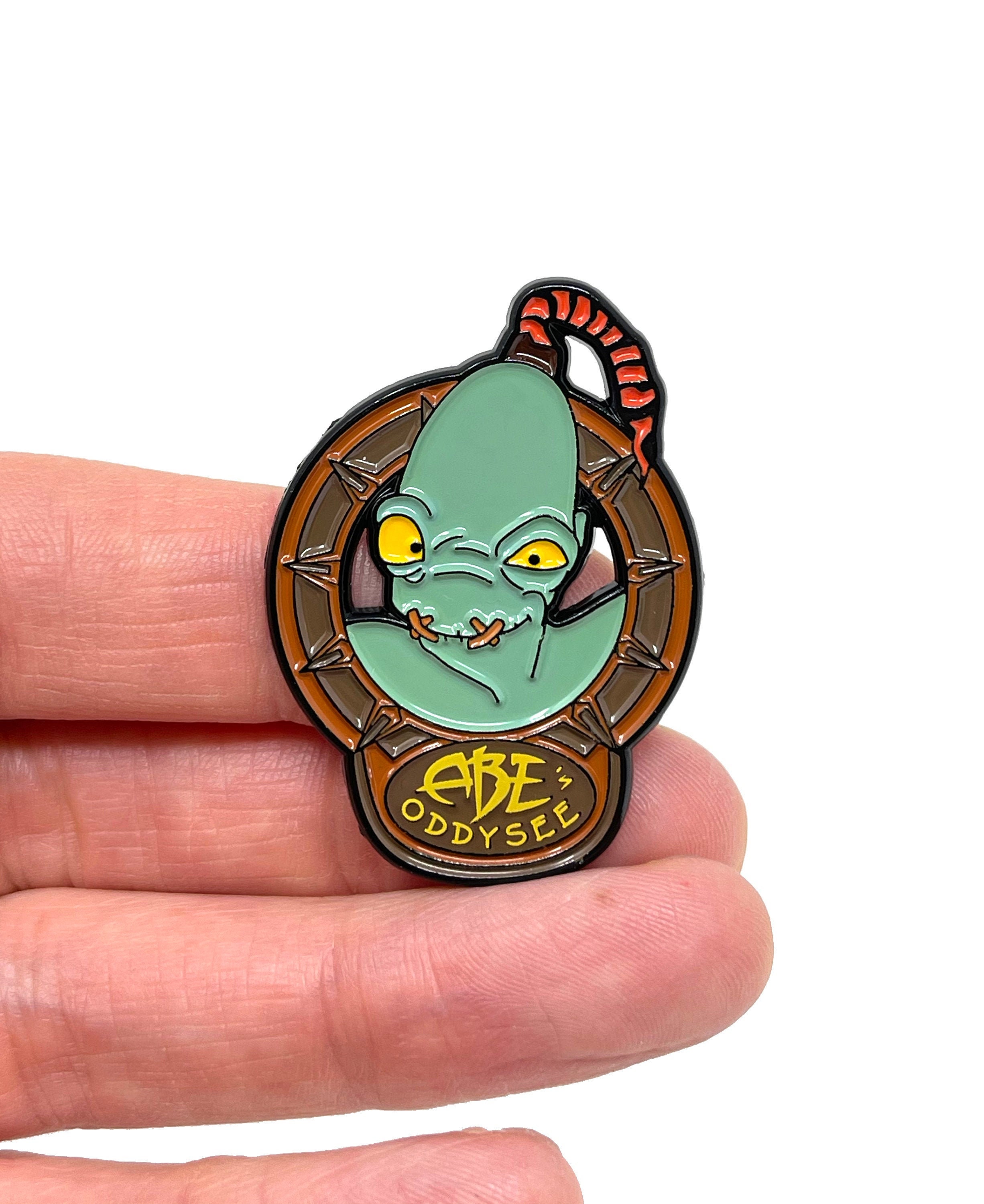 Oddworld Abe's Oddysee for PS1 Abe 1.75 Box Art Enamel - Etsy Ireland