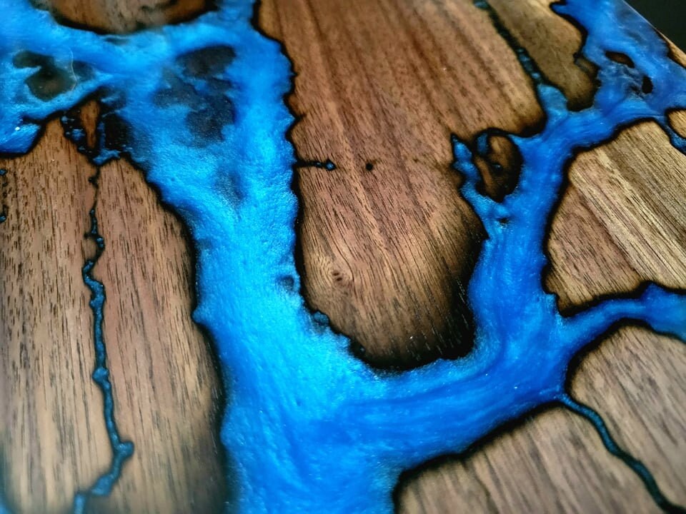 Fractal Board / Black Walnut / Tray / Wood / Electrician Gift ...