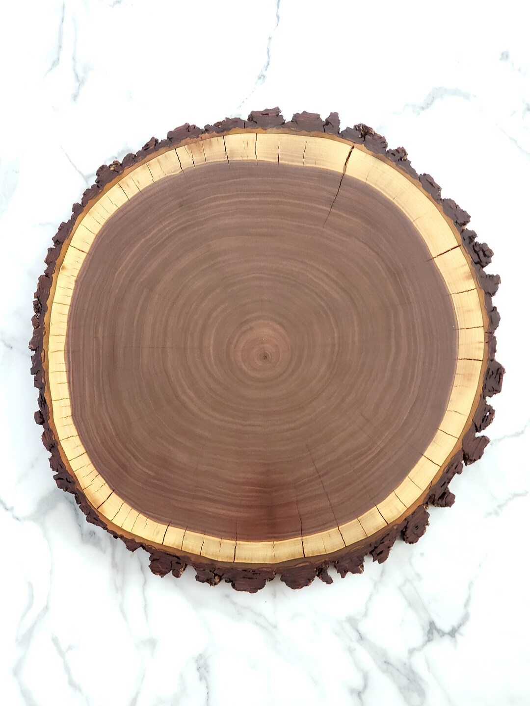 Large Black Walnut / Large Tree Slice / Cake Stand / Charcuterie ...