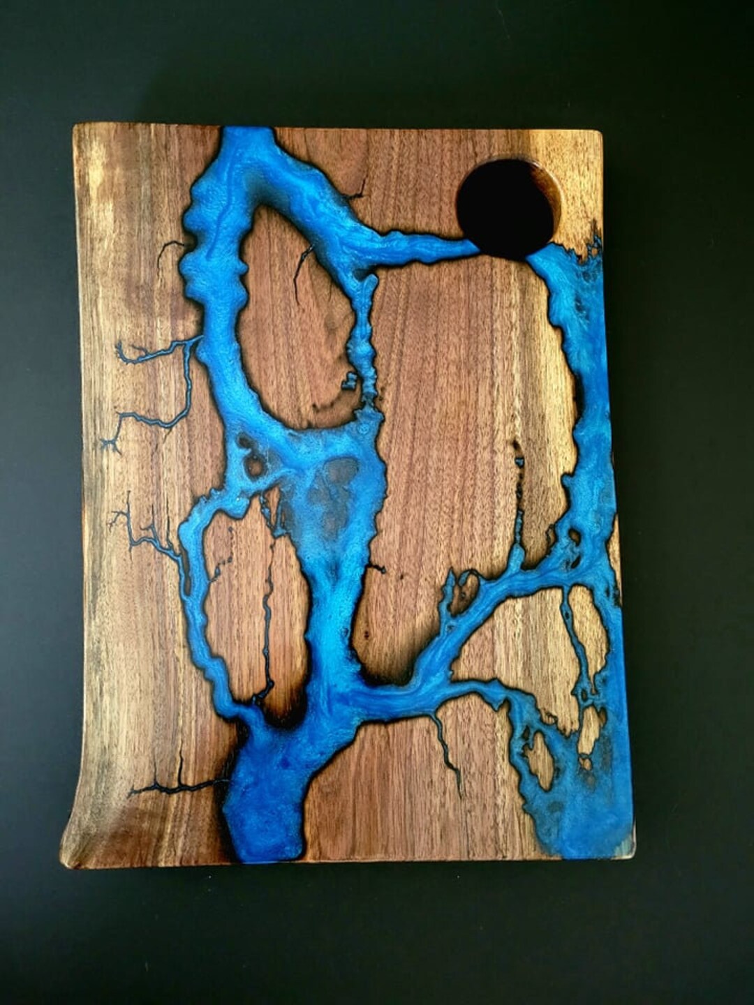 Fractal Board / Black Walnut / Tray / Wood / Electrician Gift ...