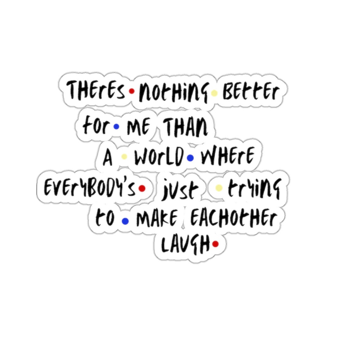 Friends Sticker | Chandler Sticker | Matthew Perry Sticker | Matthew ...