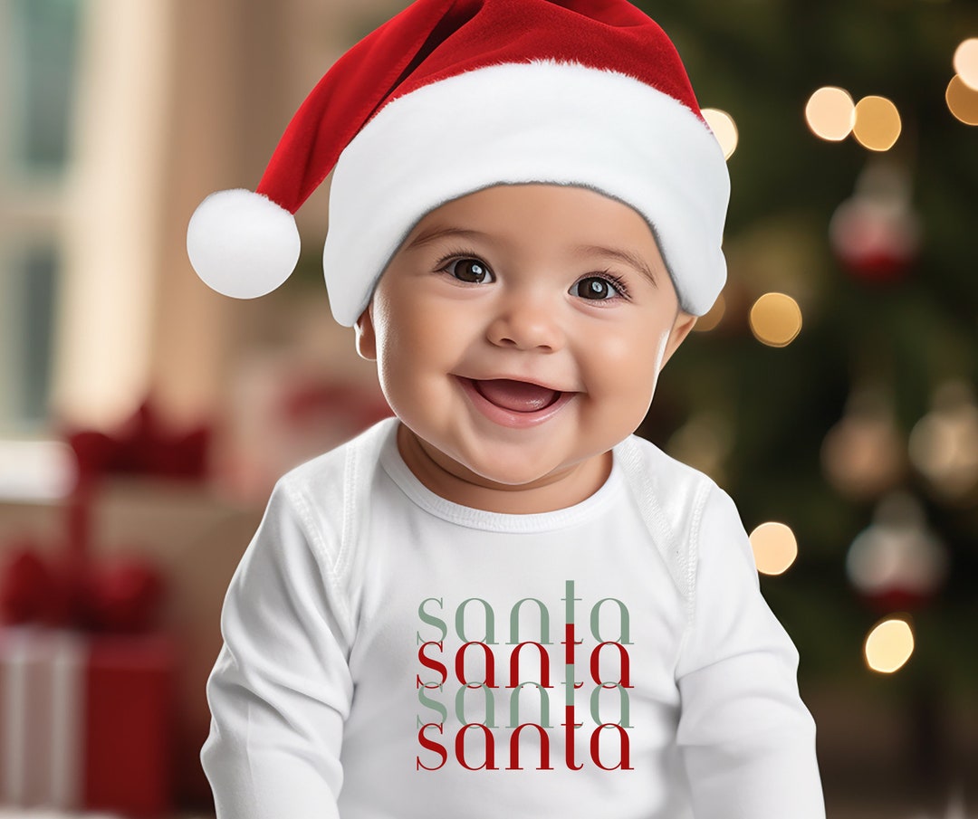 Santa Onesie Christmas Onesie Baby Christmas Gift - Etsy