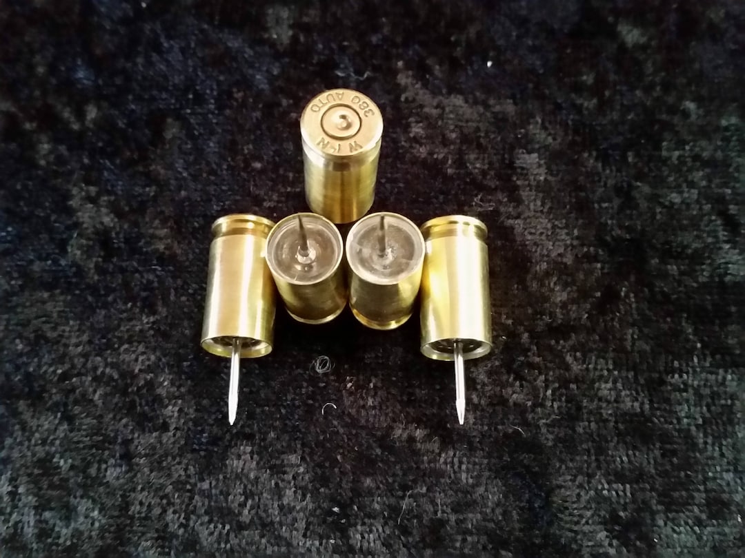 Bullet Brass Thumb Push Pins - 380ACP - Qty 5 or 10 Pcs - Etsy