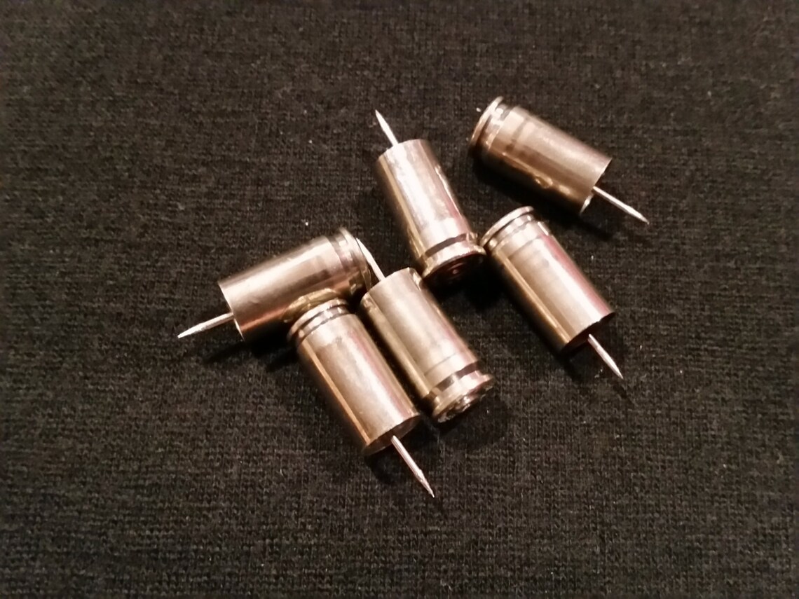 Bullet Brass Thumb Push Pins 9mm / 380 ACP / 40 S&W Qty 5 - Etsy