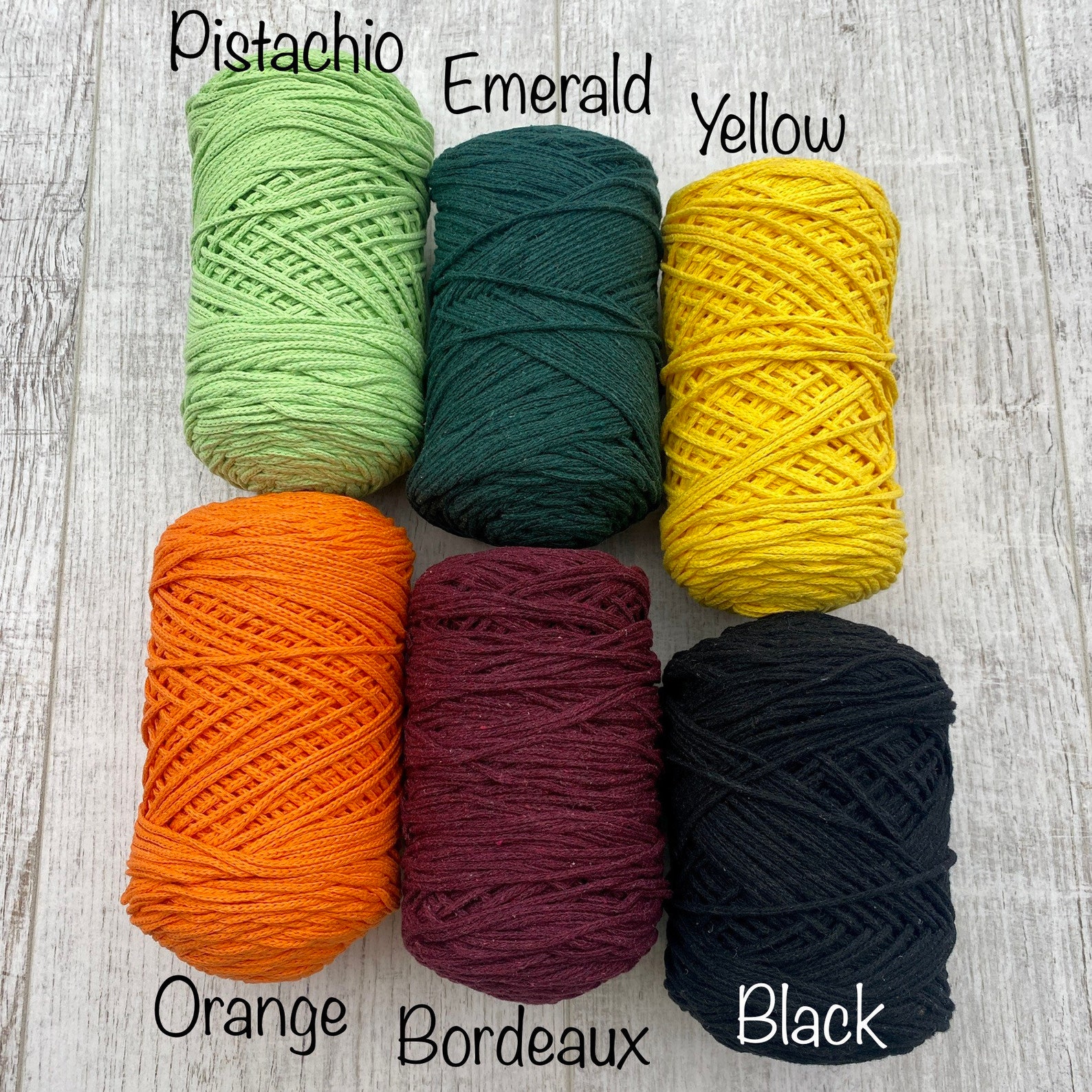 2 Mm Cotton Macrame Yarn Cotton Macrame Cord Cotton Rope | Etsy