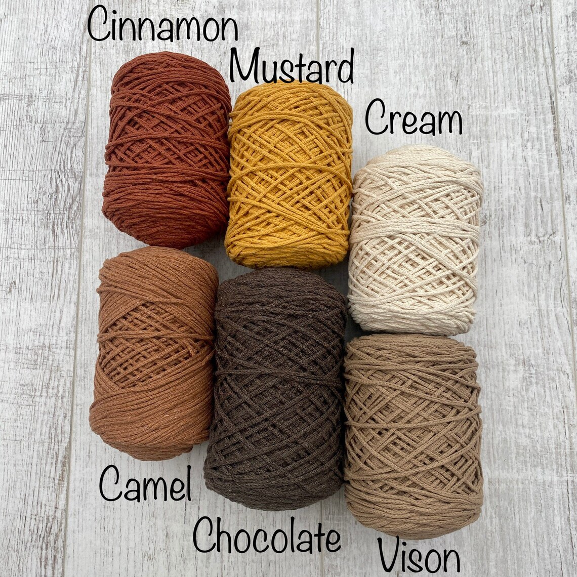 2 Mm Cotton Macrame Yarn Cotton Macrame Cord Cotton Rope | Etsy