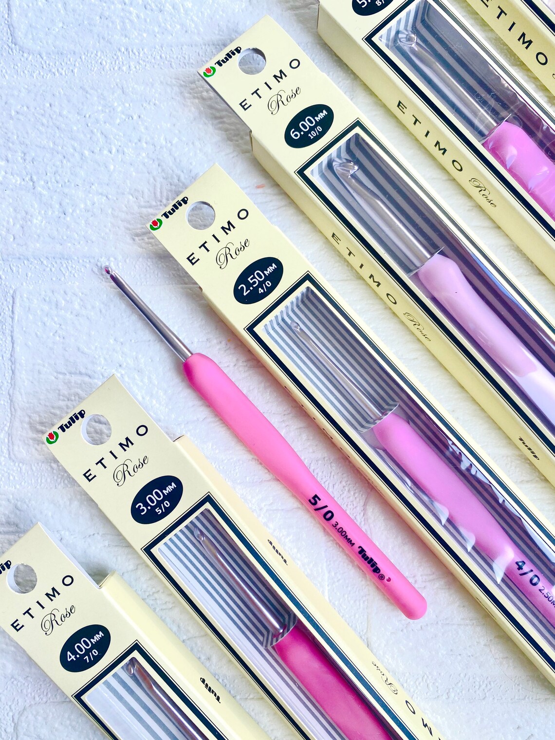 Tulip Etimo Rose Crochet Hook, Pink Tulip, Tulip Etimo Rose Pink Soft ...