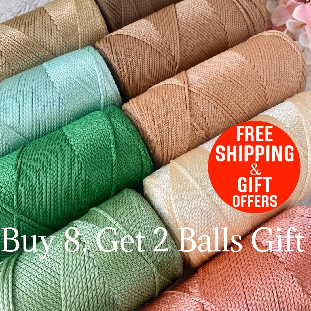 Polyester Macrame Yarn, Handmade Purse Bag, Crochet Purse Bag, PP ...