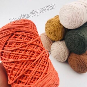 2 Mm Cotton Macrame Yarn, Cotton Macrame Cord, Cotton Rope, Macrame ...