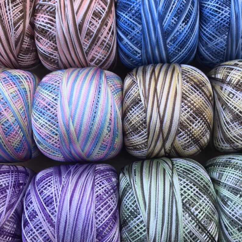 Lace Thread Size 10 Bright Lace Yarn Needlepoint Thread - Etsy