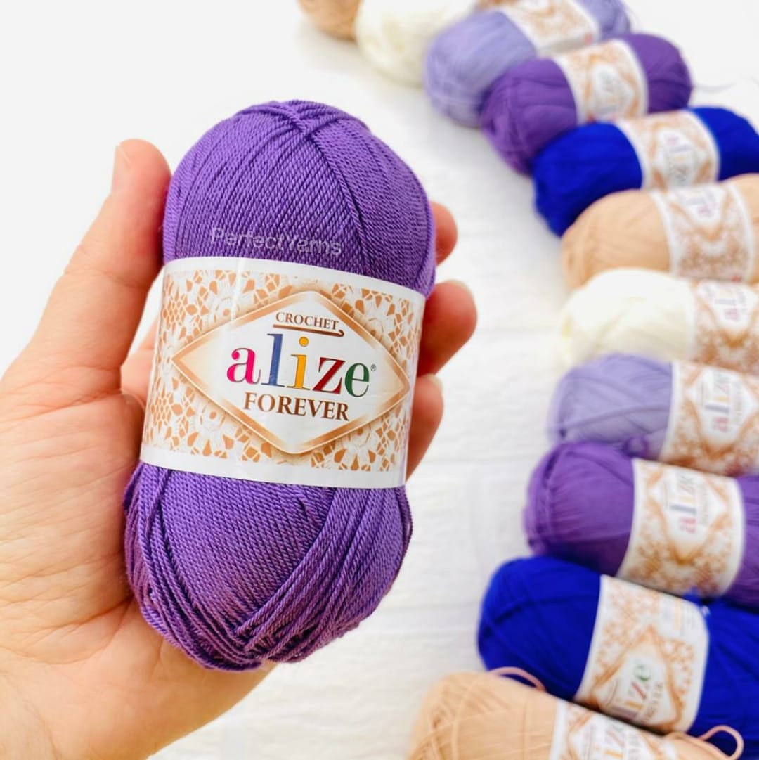 Alize Forever Crochet Yarn shawl stocking sweater | Etsy