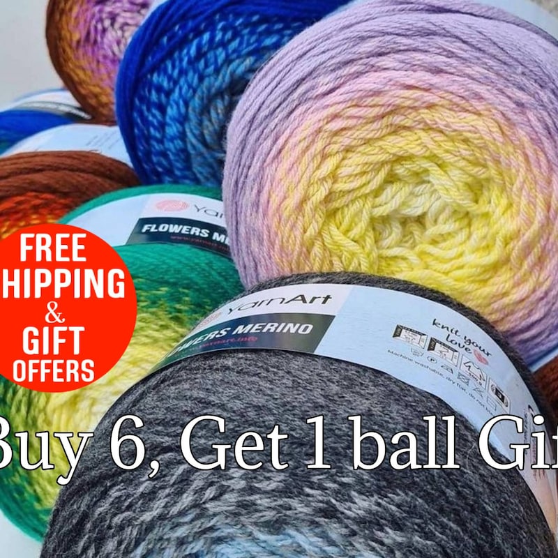 Variegated Yarn - Etsy
