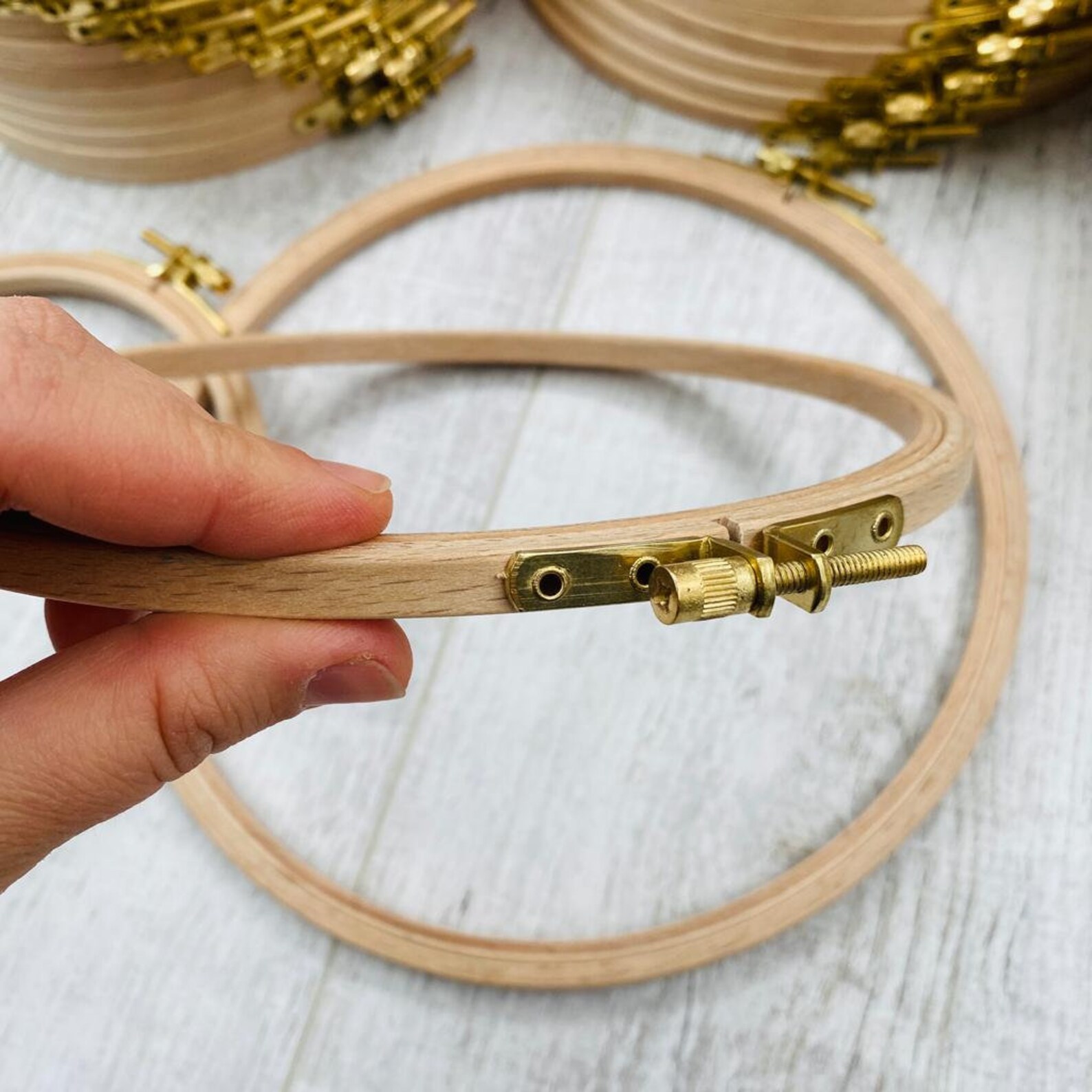 Wooden Hoop Wooden Macrame Hoop Embroidery Flexi Hoop - Etsy