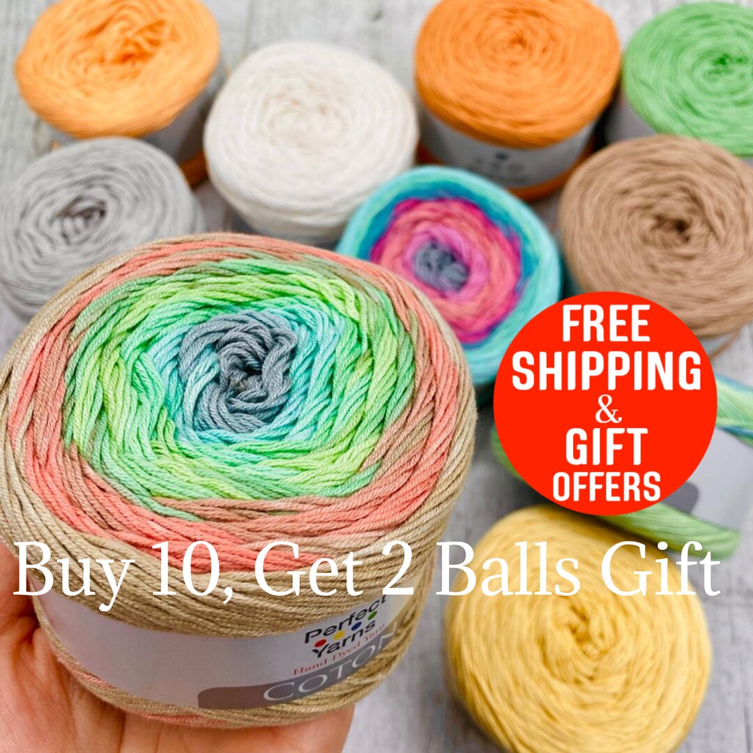 Hand Dyed Cotton Yarns, 50% Bamboo Yarns, 2 Sport Yarn, Soft Crochet Yarn, Natural Hand Dyed ...