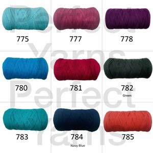 Cotton Ribbon Yarn, 8 Mm, 8.80 Oz 136 Yards, 250 Grams 125 Mt, Cotton ...