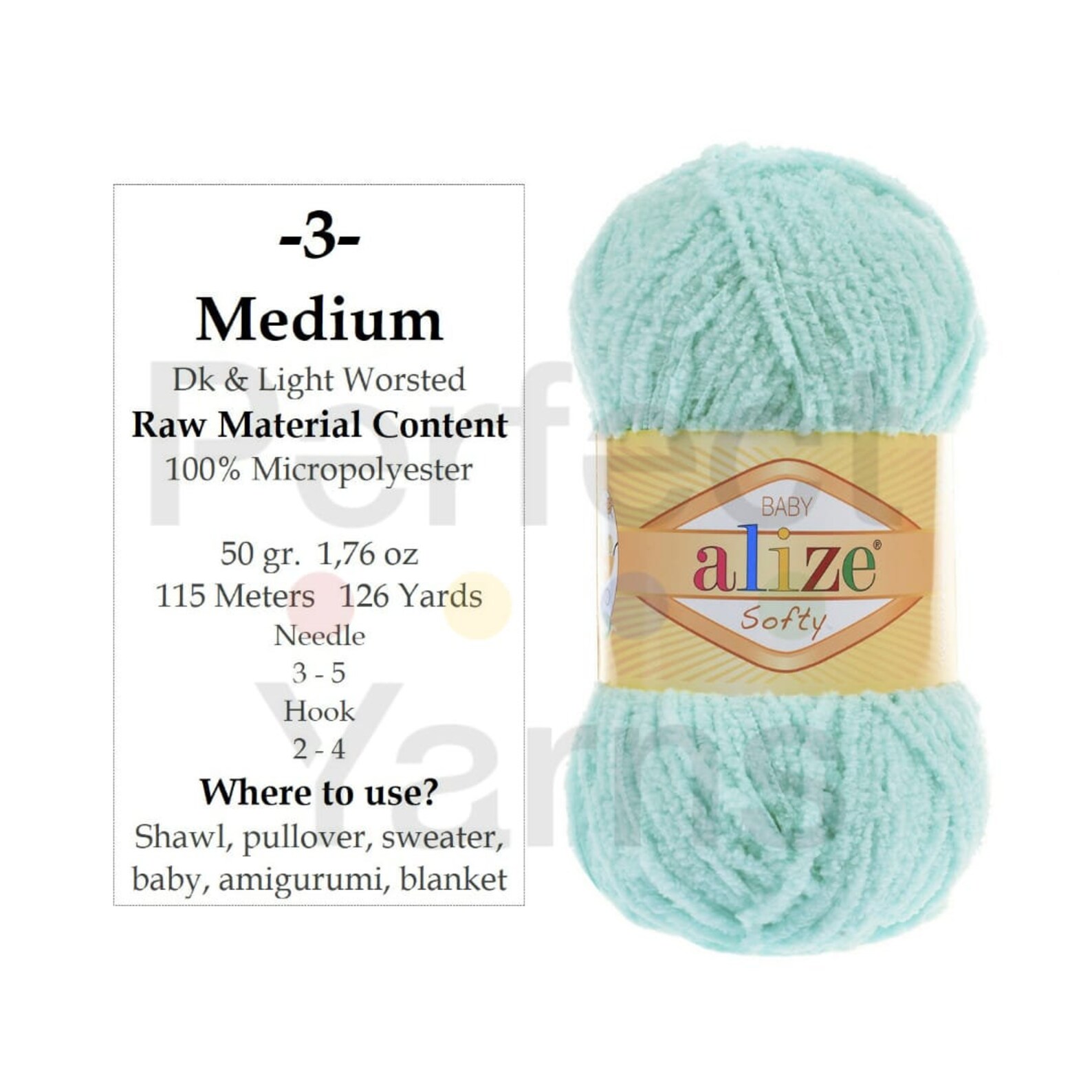 Alize Softy Knitted Yarn. Baby Yarn Alize Baby Yarn Softy - Etsy