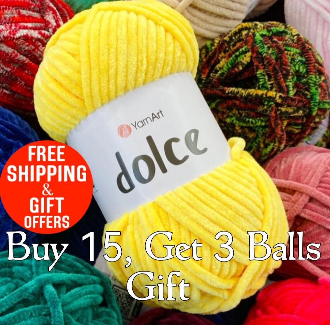 Very Soft Chenille Plushie Yarn, Amigurumi Crochet Yarn, Chenille Very ...