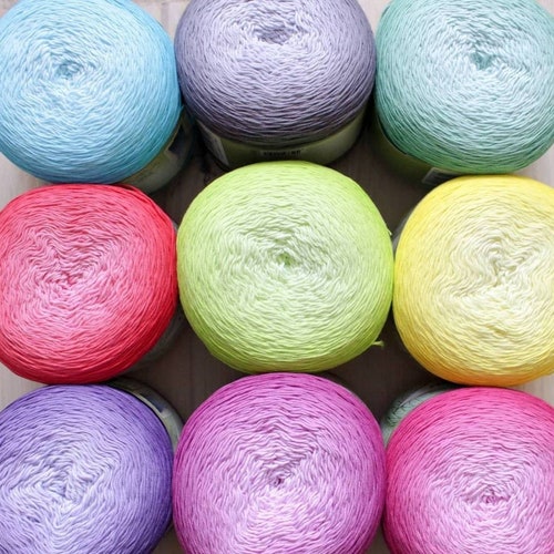 Craft Supplies & Tools Kids' Crafts Gradient crochet yarn Rainbow ...