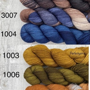 Merino Natural Wool, Hand Dyed Merino Wool, 100% Superwash Merino, 100 ...