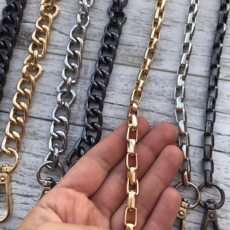 Metal Purse Chain Bag Chain Strap Shoulder Handbag Strap - Etsy