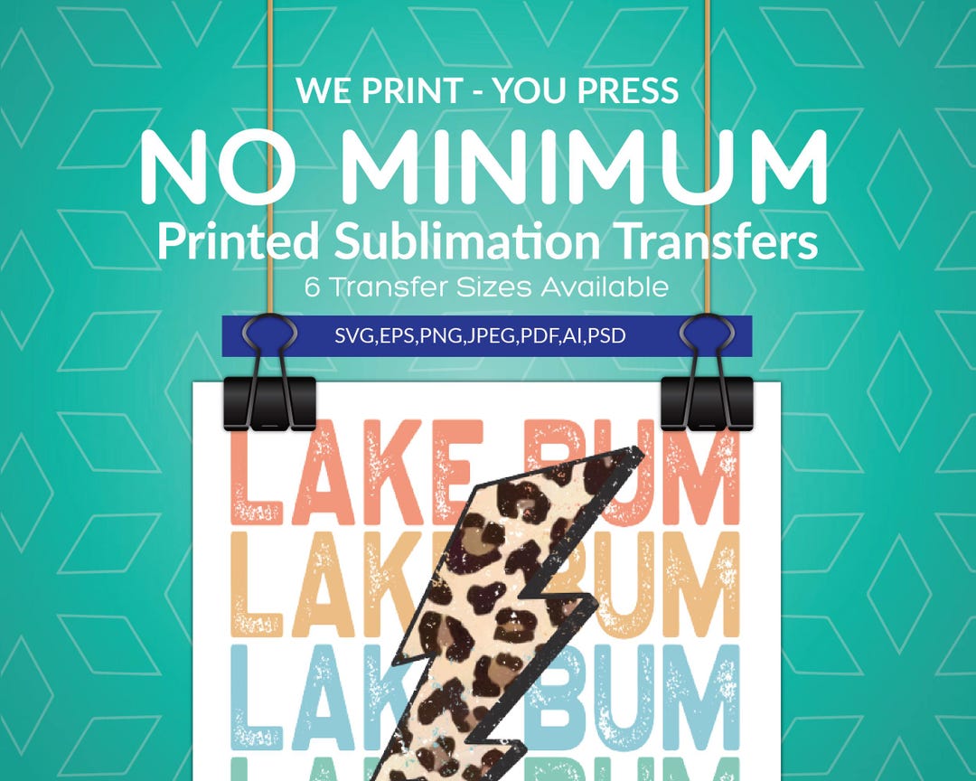 Custom Sublimation Transfers We Print Your PNG, SVG Designs and Images ...