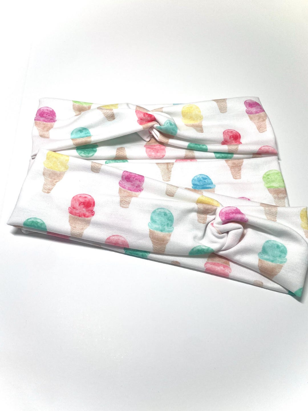 HEADBAND / Ice Cream Cone Headband / Turban Headband / Knotted Headband ...