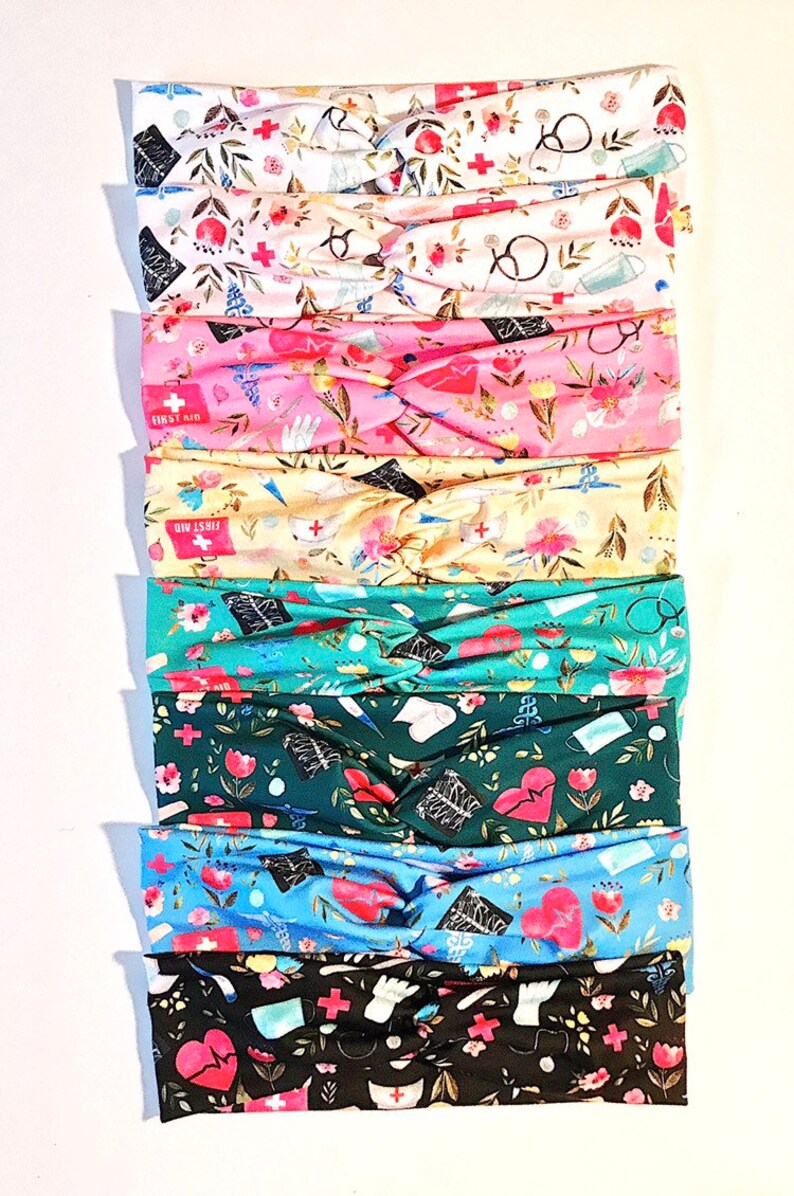 Medical Profession Headband Handmade Medical Turban Knot - Etsy