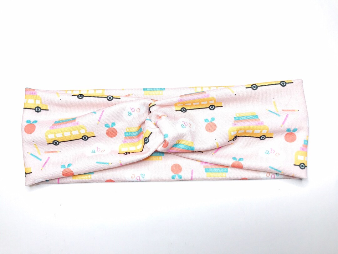 HEADBAND / School Bus and Teaching Headband / Turban Headband / Knotted ...