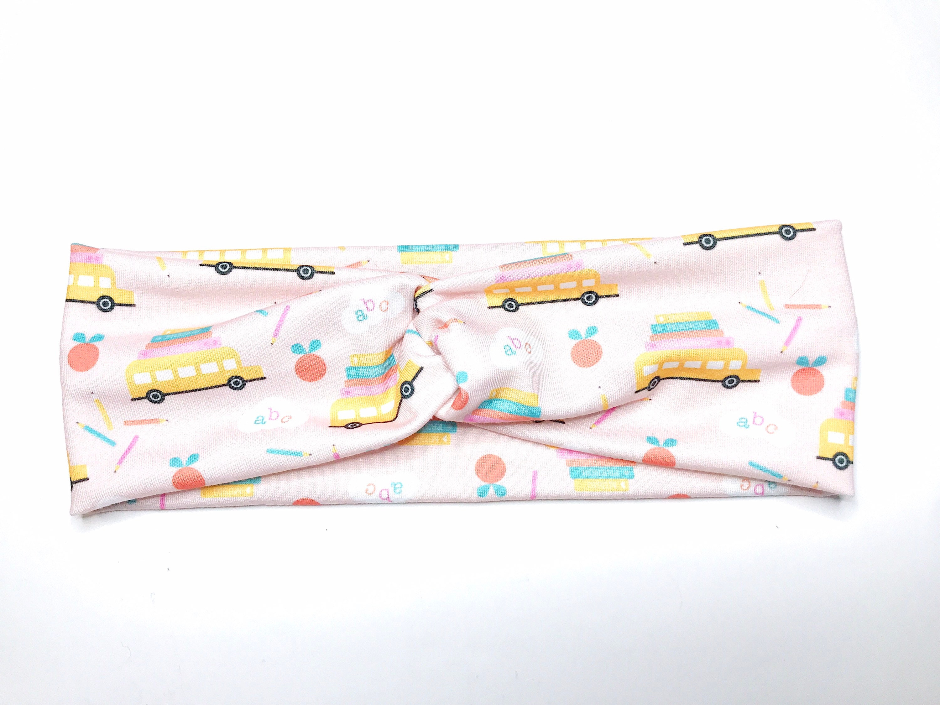 HEADBAND / School Bus and Teaching Headband / Turban Headband - Etsy